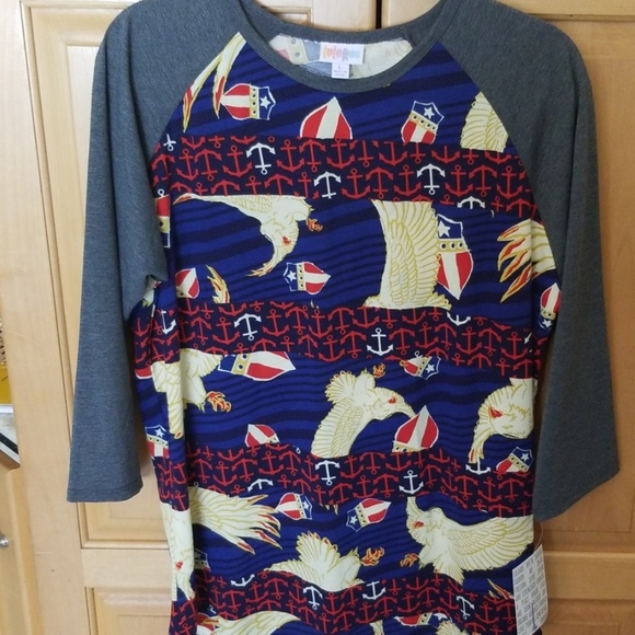 LuLaRoe | Tops | Patriotic Randy Baseball Tshirt | Poshmark